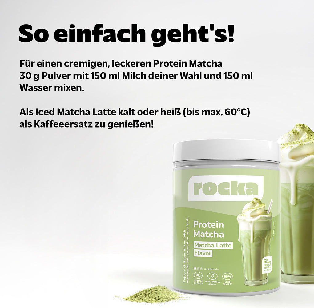 Protein Matcha von rocka - jetzt kaufen! – Rocka Nutrition
